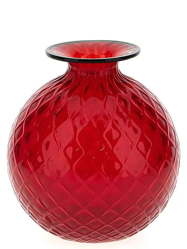 VENINI Monofiore Balloton' Vase - Red