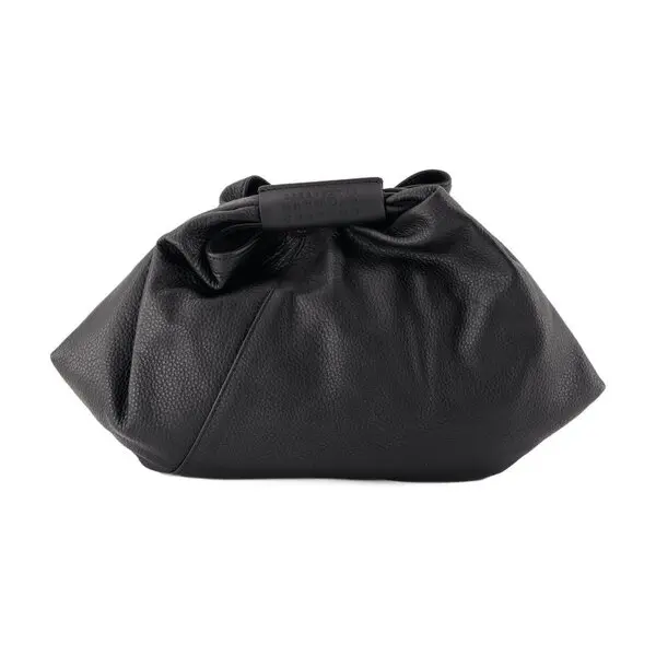 MAISON MARGIELA Leather Japanese Mini Bag - Black
