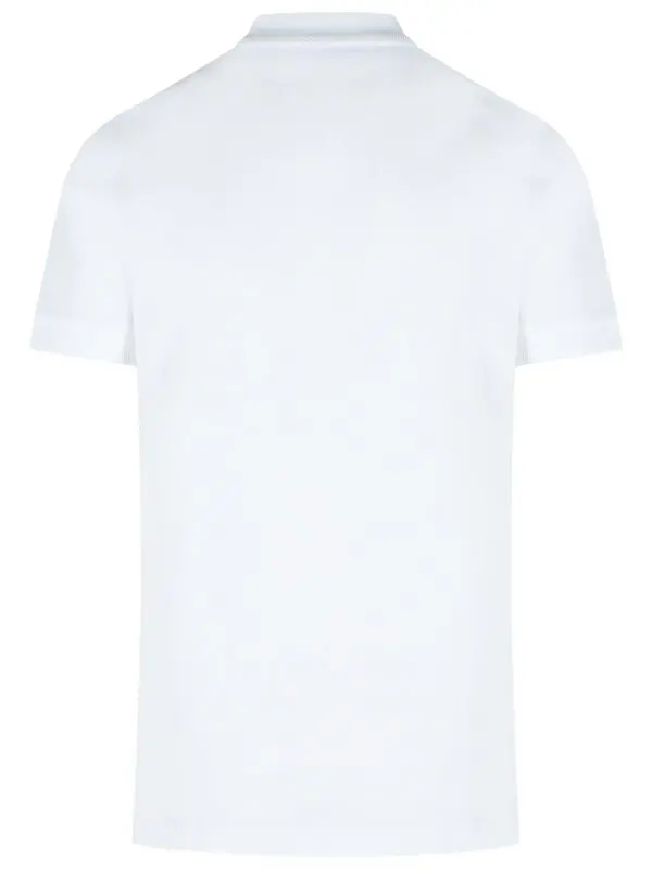 Burberry Eddie' Cotton Polo Shirt - White