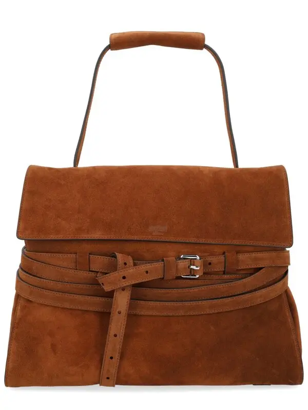 Moschino Top Handle Bag - Brown