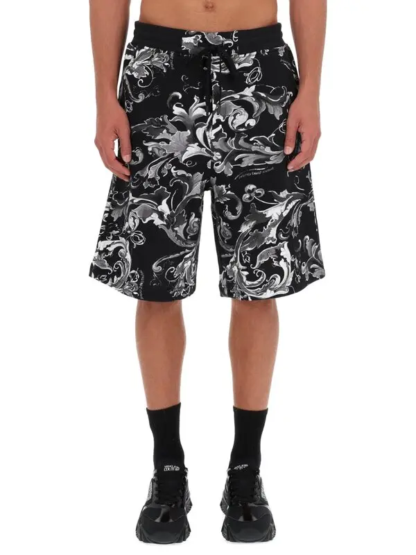 Versace Short Porcelain Baroque - Black
