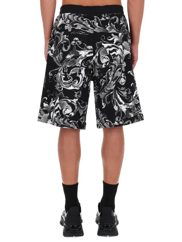 Versace Short Porcelain Baroque - Black