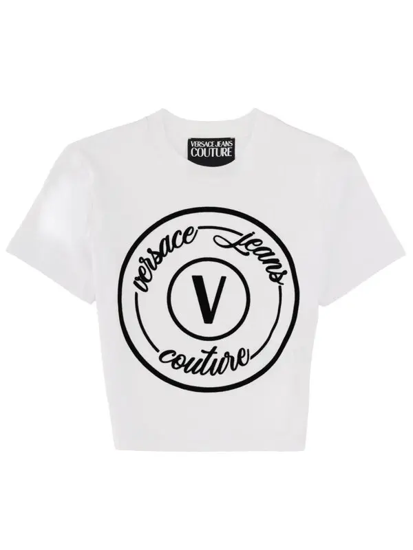 Versace V Emblem T-shirt - White