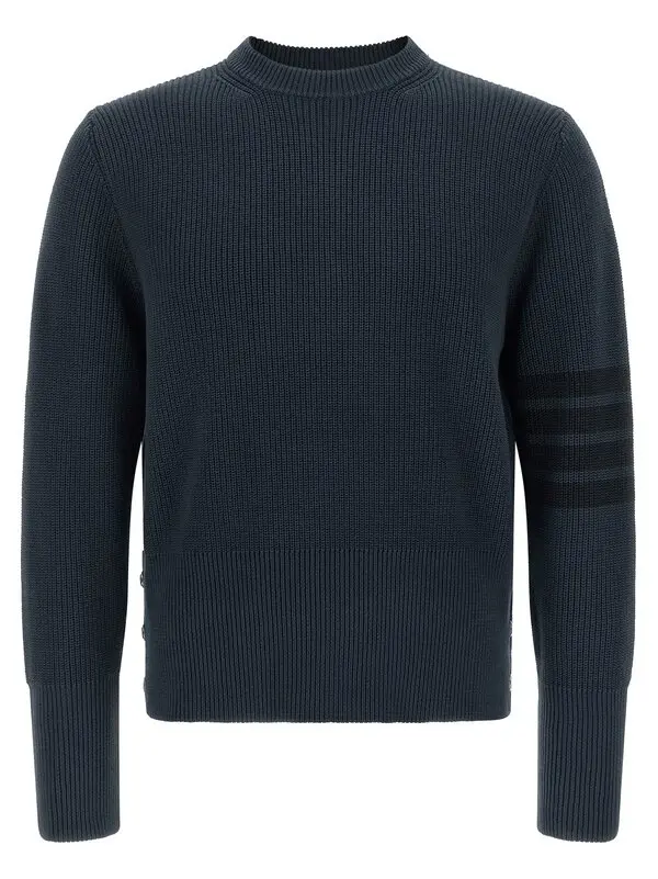 Thom Browne 4-bar Cotton Sweater