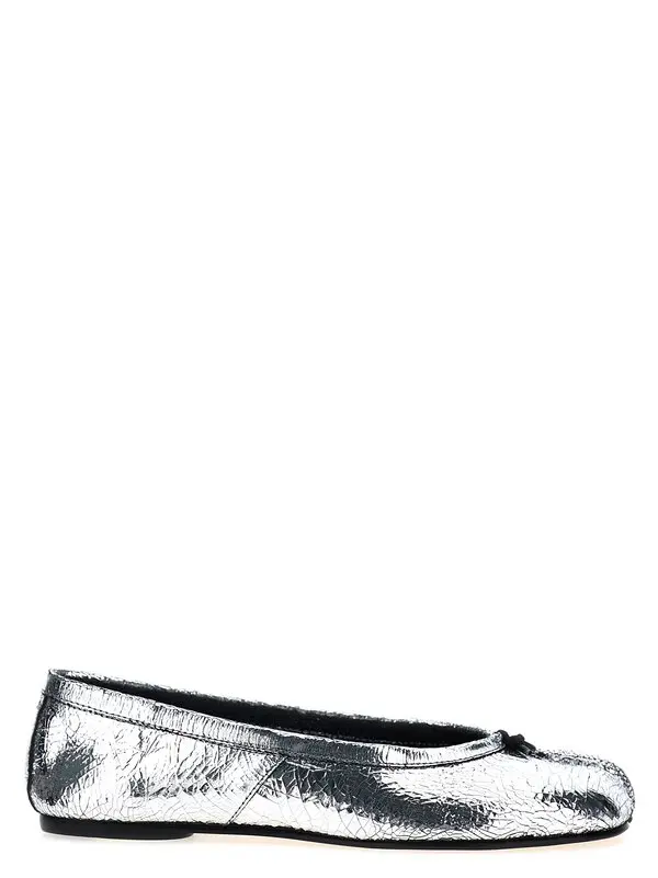 MAISON MARGIELA Tabi Broken Mirror Ballerinas - Silver