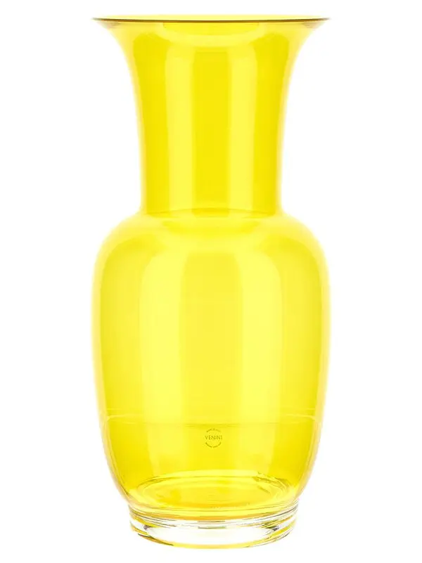 VENINI Opalino' Vase - Yellow