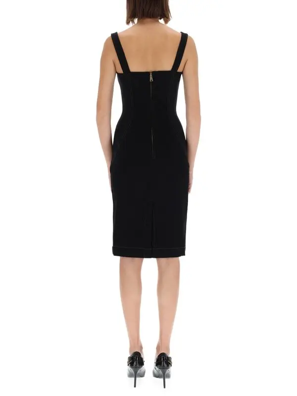 Versace Baroque' Buckled Dress