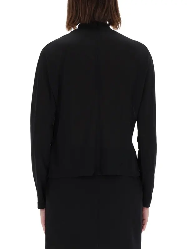 Versace Shirt With Draped Collar
