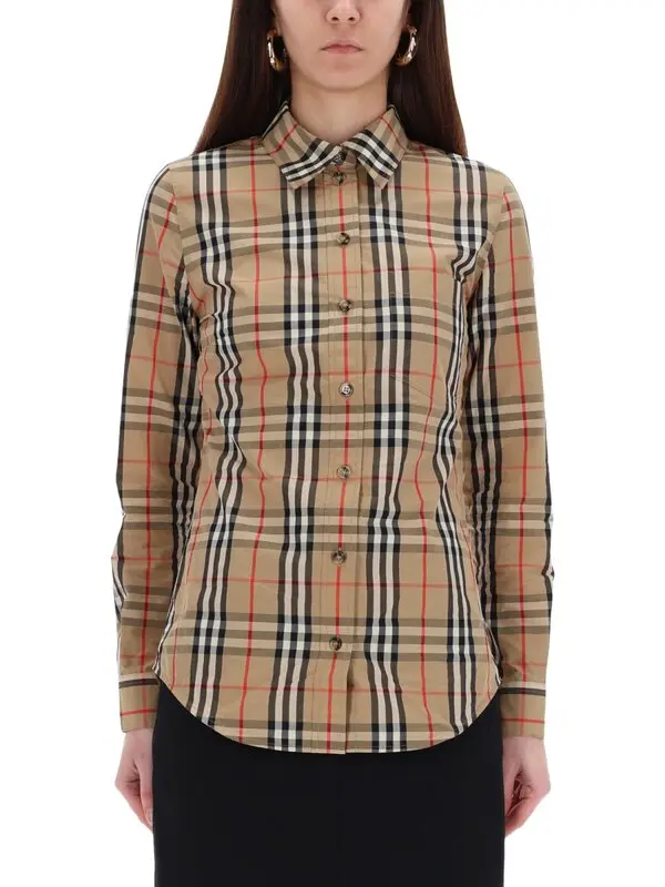 Burberry Check Shirt - Multicolour
