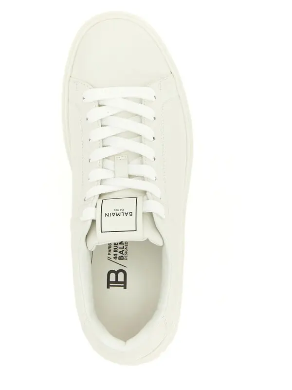 Balmain B-cout' Leather Sneakers