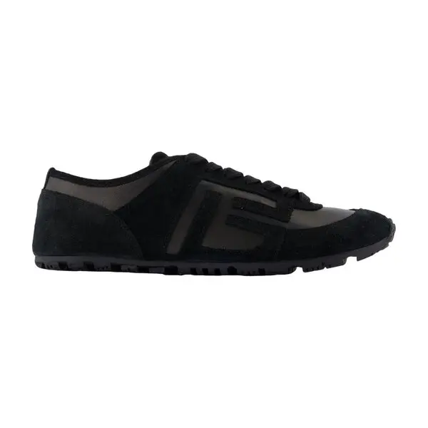 Balmain Racer 45 Leather Sneakers