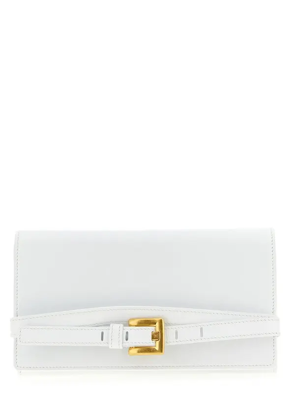 Balmain Shuffle' Wallet Chain - White