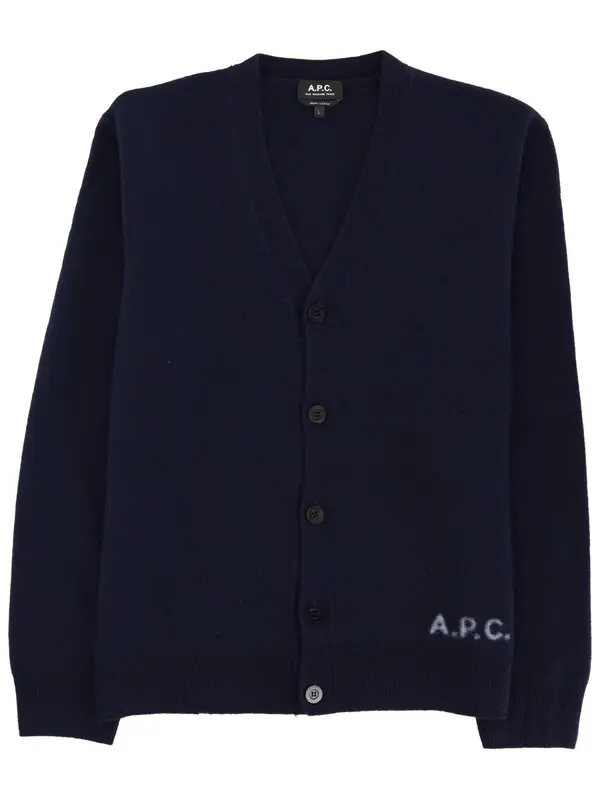 A.p.c. Cardigan Kenny - Blue