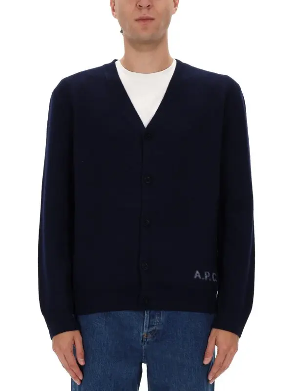 A.p.c. Cardigan Kenny - Blue