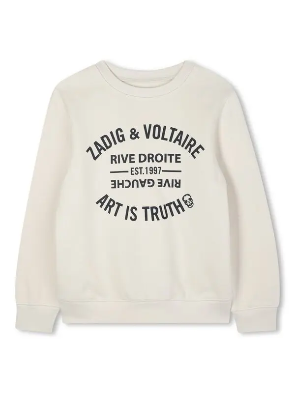 Zadig&Voltaire Logo Sweatshirt - Beige