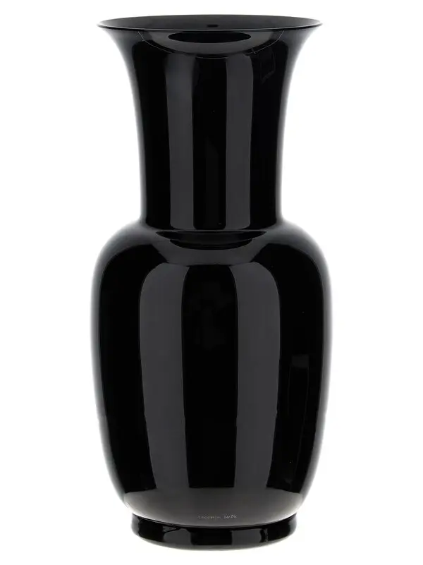 VENINI Opalino' Vase - Black