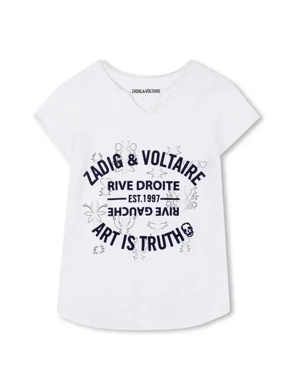 Zadig&Voltaire T-shirt With Logo - White