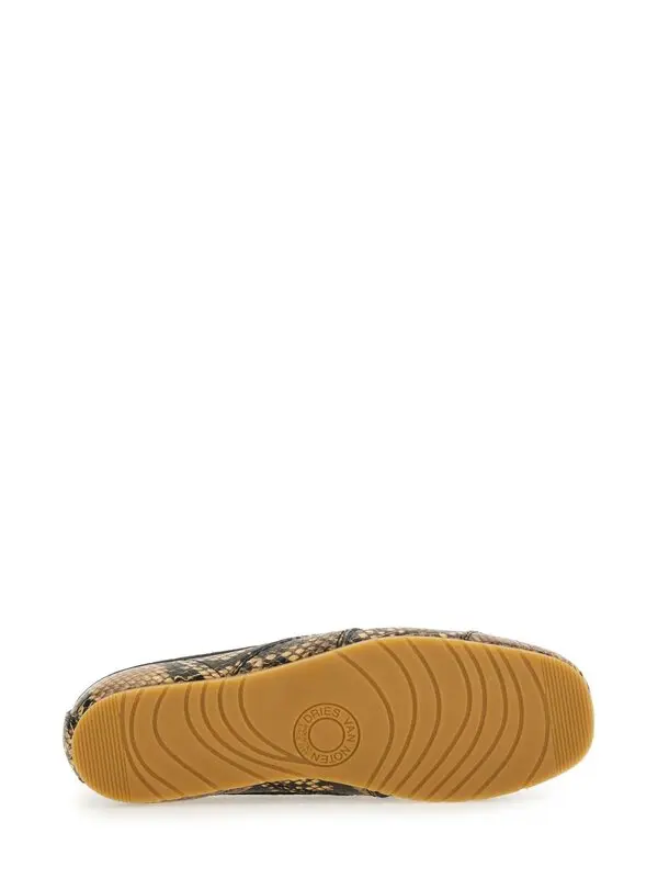 Dries Van Noten Leather Low Top Sneaker