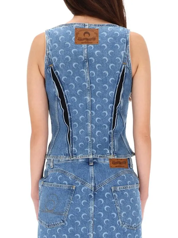 MARINE SERRE Bustier Top