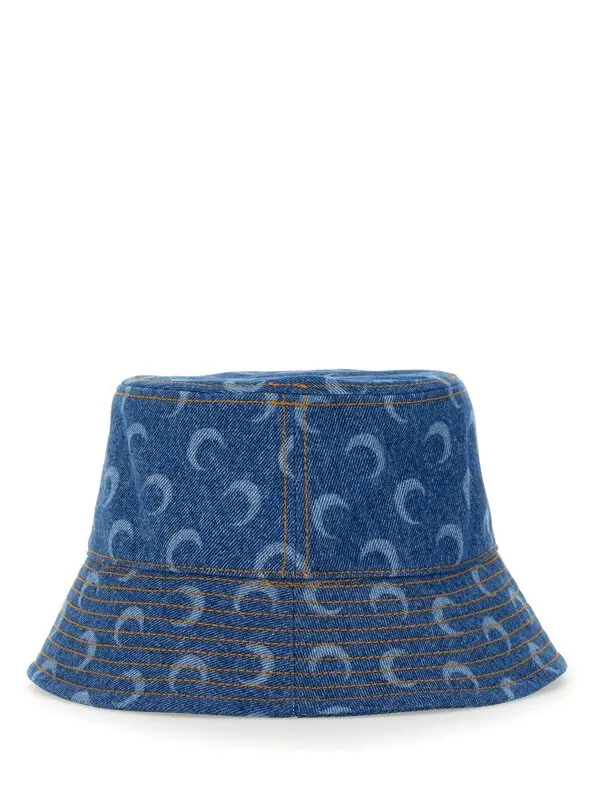MARINE SERRE Moon Laser Bucket Hat - Blue