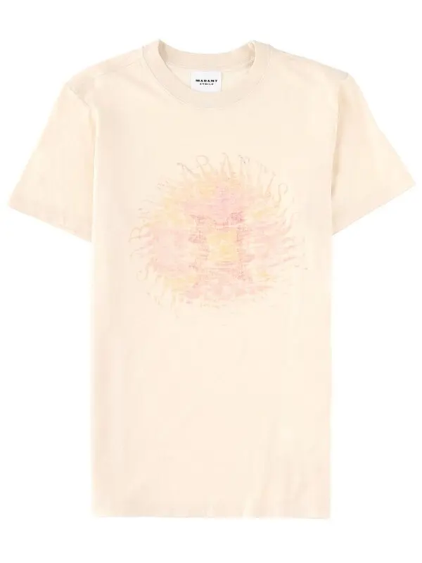 MARANT ETOILE Zoeline T-shirt - Powder