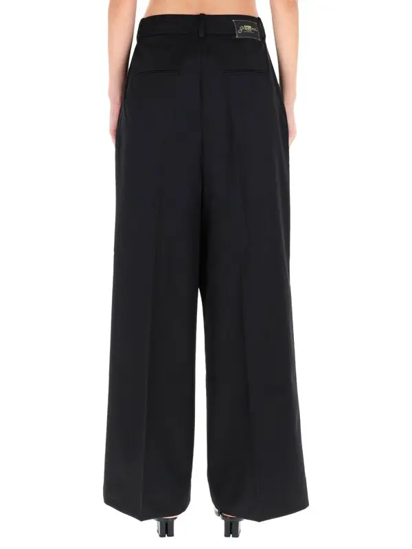 GANNI Cross Over Wide Leg Trousers