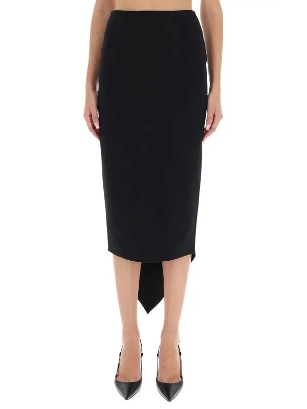 THELATEST Bree Midi Skirt - Black
