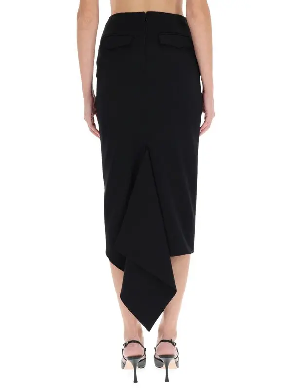 THELATEST Bree Midi Skirt - Black