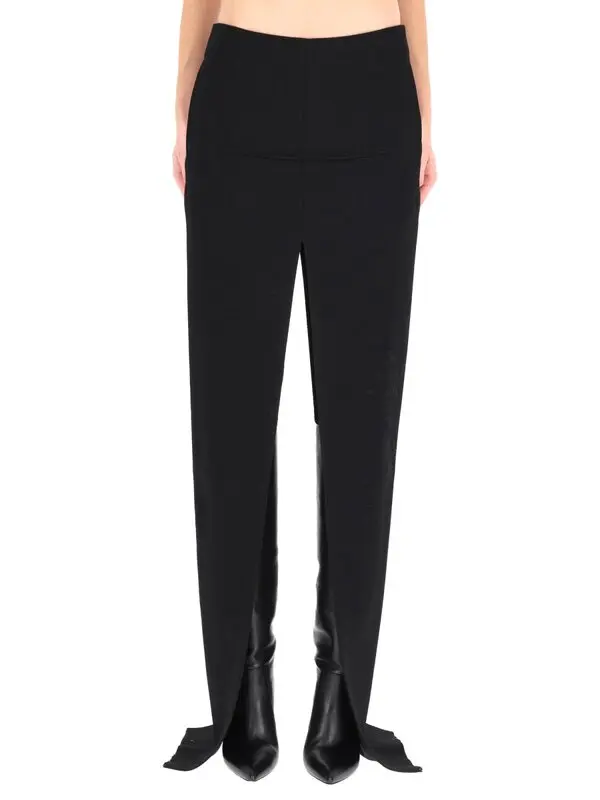 Rick Owens Long Skirt With Slits - Black