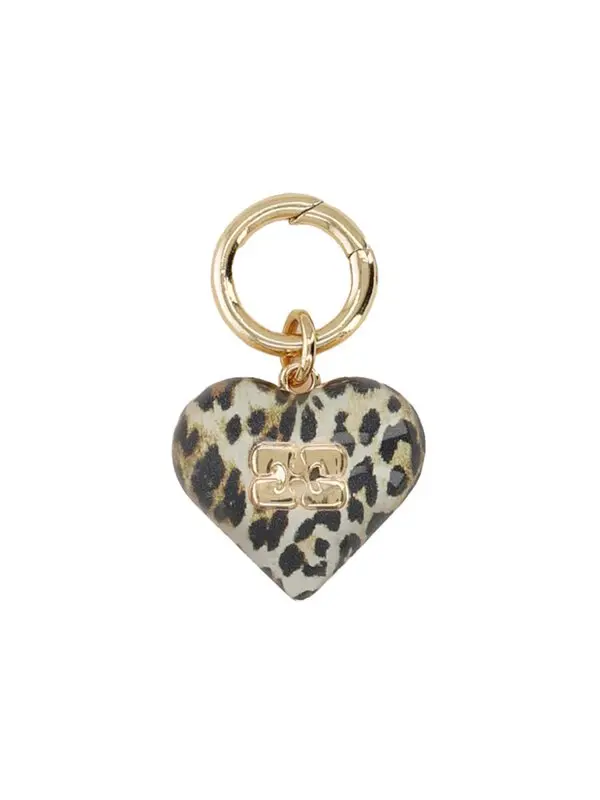GANNI Keychain Heart - Animalier