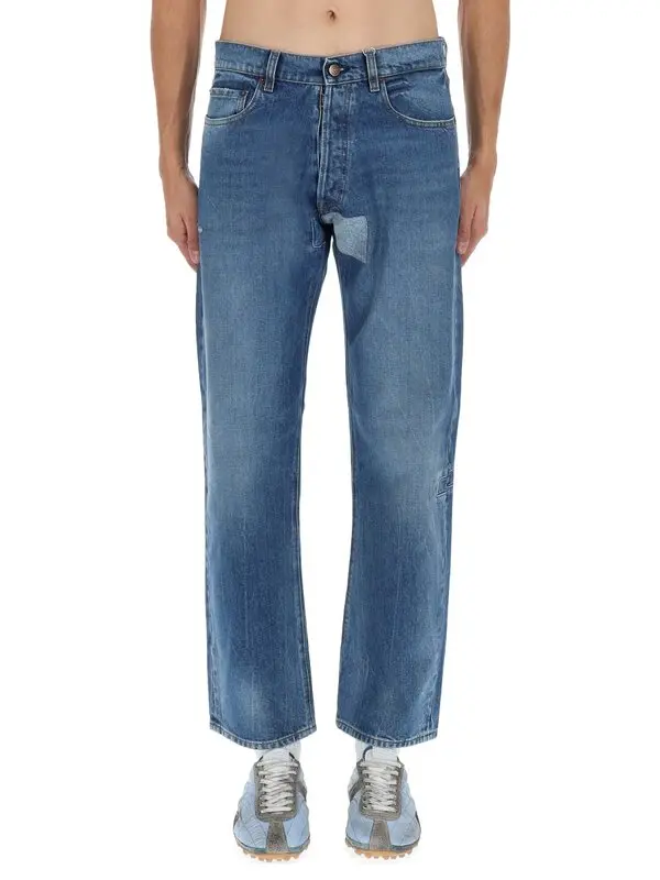 MAISON MARGIELA Straight Leg Jeans - Blue