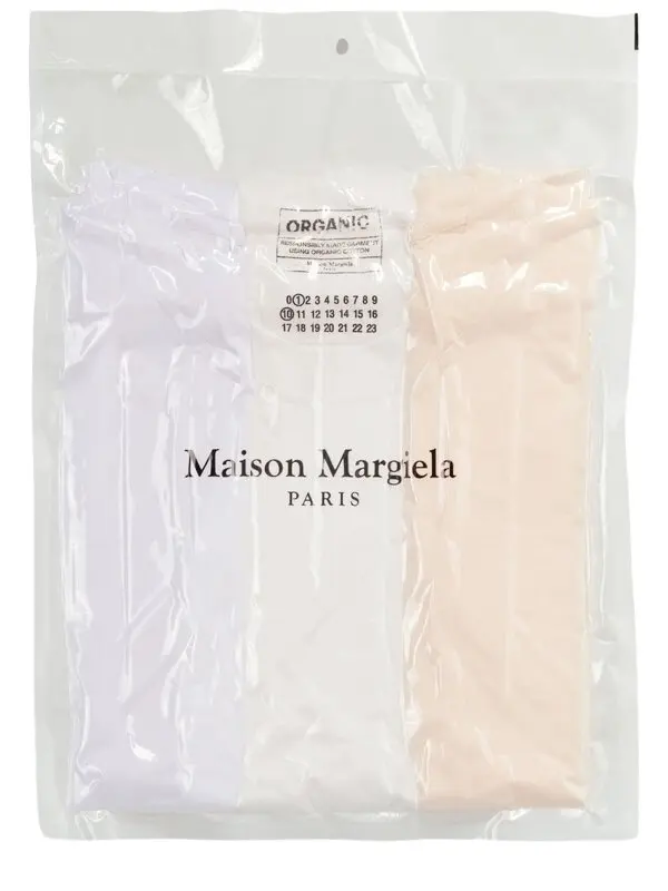 MAISON MARGIELA Pack Of Three T Shirts - White