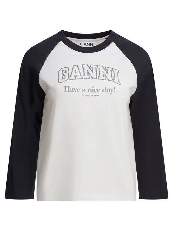 GANNI Baseball T-shirt