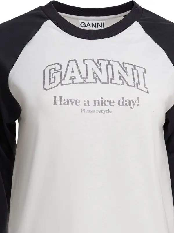 GANNI Baseball T-shirt