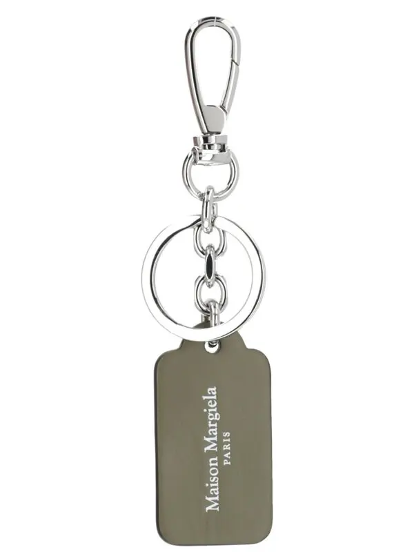MAISON MARGIELA Four Stitches' Keychain - Brown