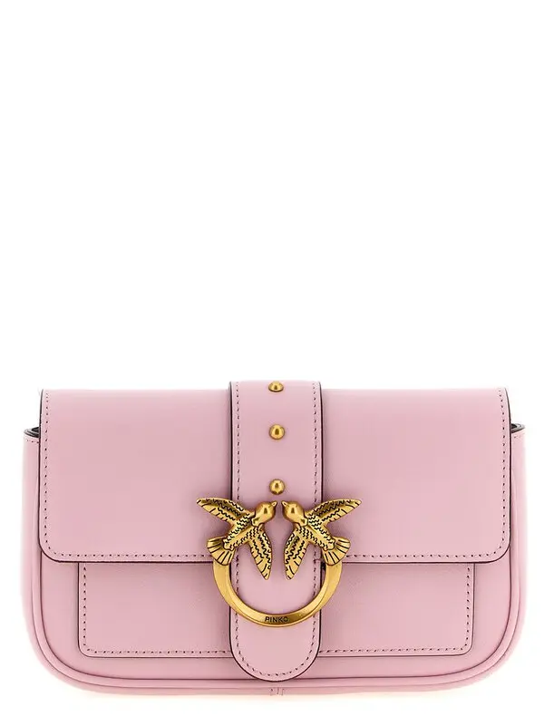 Pinko Pocket Love One' Crossbody Bag - Pink
