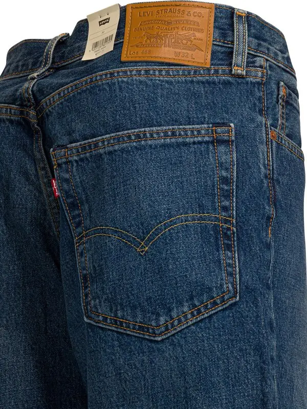 LEVI'S 468 Stay Loose Denim Shorts - Blue