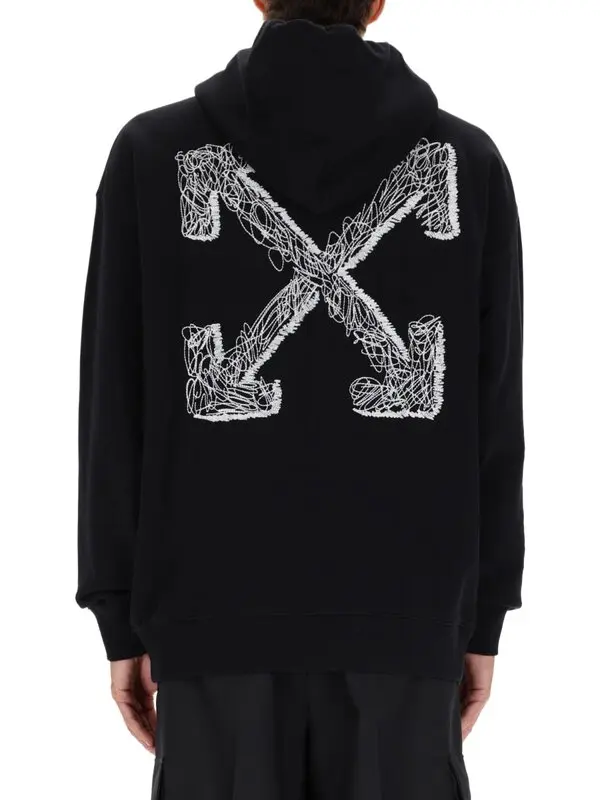 Off White Sweatshirt With Logo