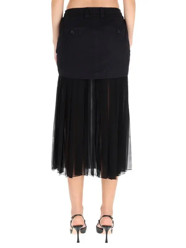 Dolce & Gabbana Silk Blend Midi Skirt