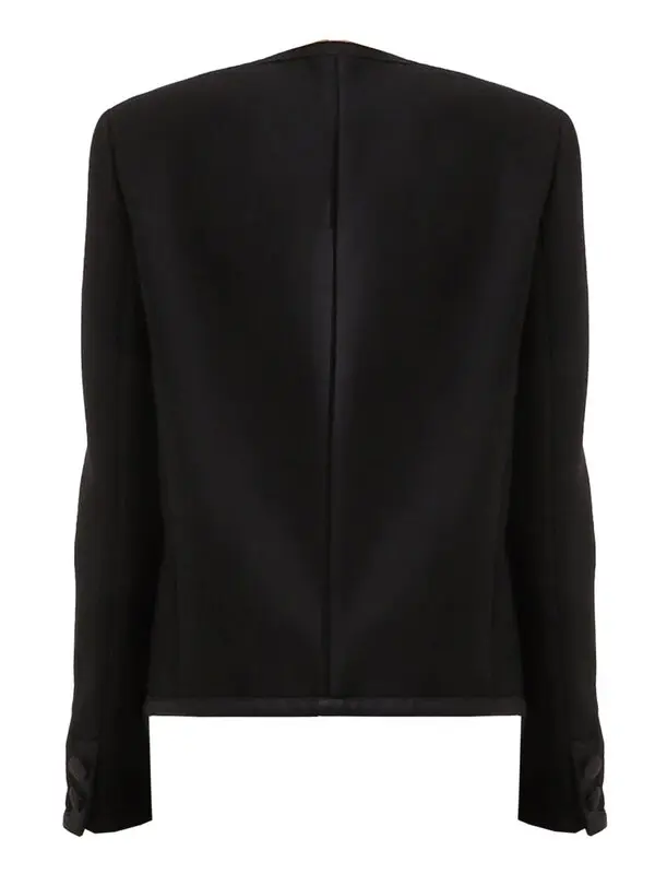 Dolce & Gabbana Double Crepe Single-breasted Jacket