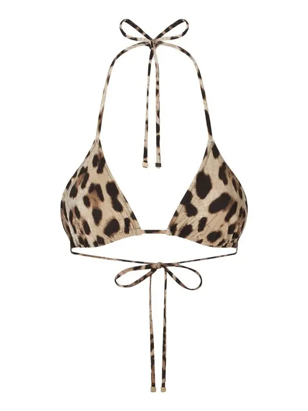Dolce & Gabbana Bikini Top - Animalier