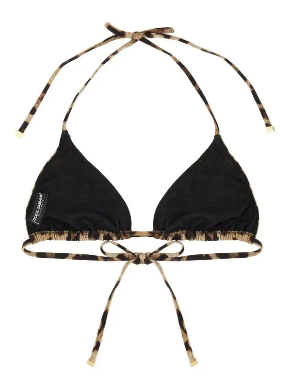 Dolce & Gabbana Bikini Top - Animalier