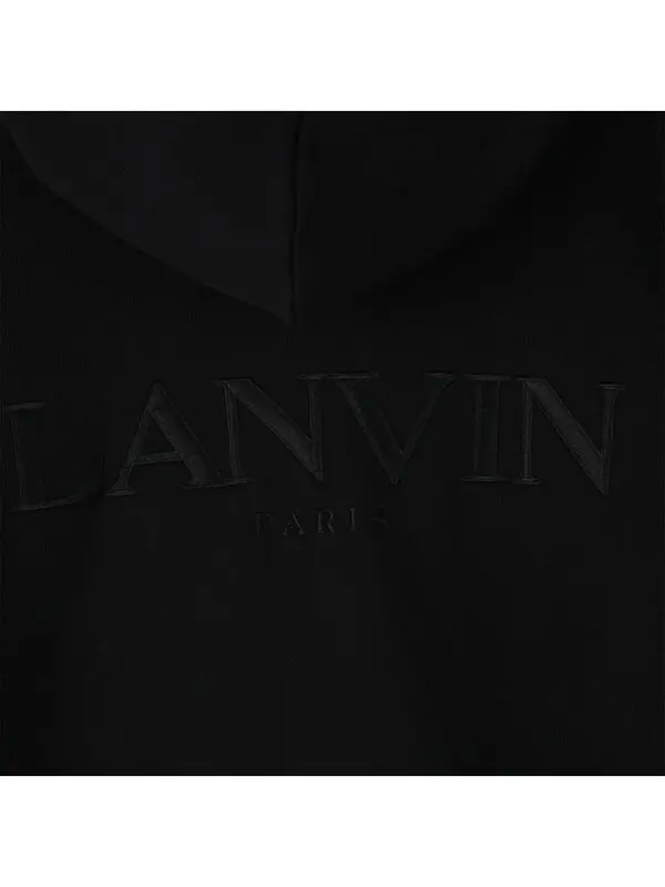 LANVIN Hooded Cotton Cardigan