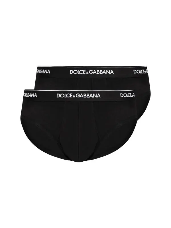 Dolce & Gabbana Bi Pack Briefs 'brando - Black