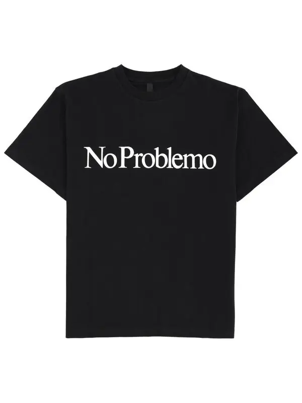 NO PROBLEMO T-shirt With Logo - Black