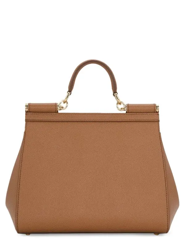 Dolce & Gabbana Large Sicily Handbag - Beige
