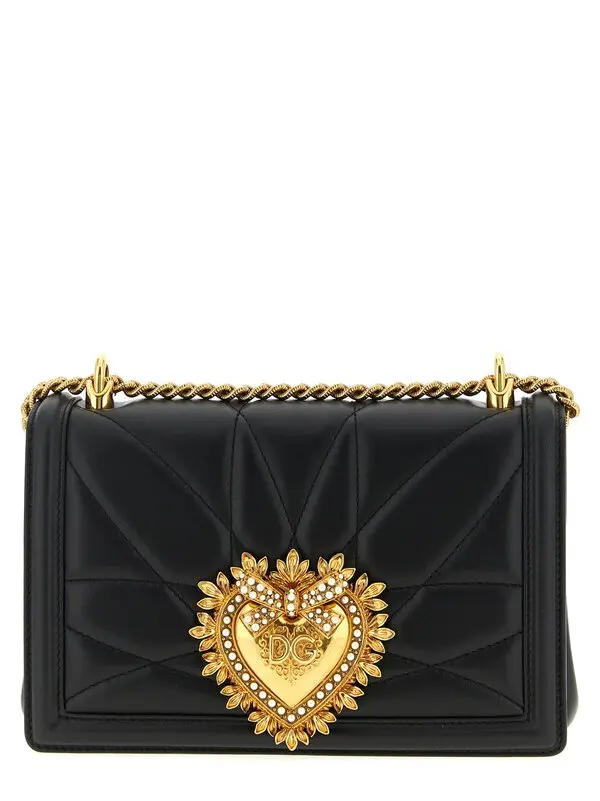 Dolce & Gabbana Devotion Crossbody Bag - Black