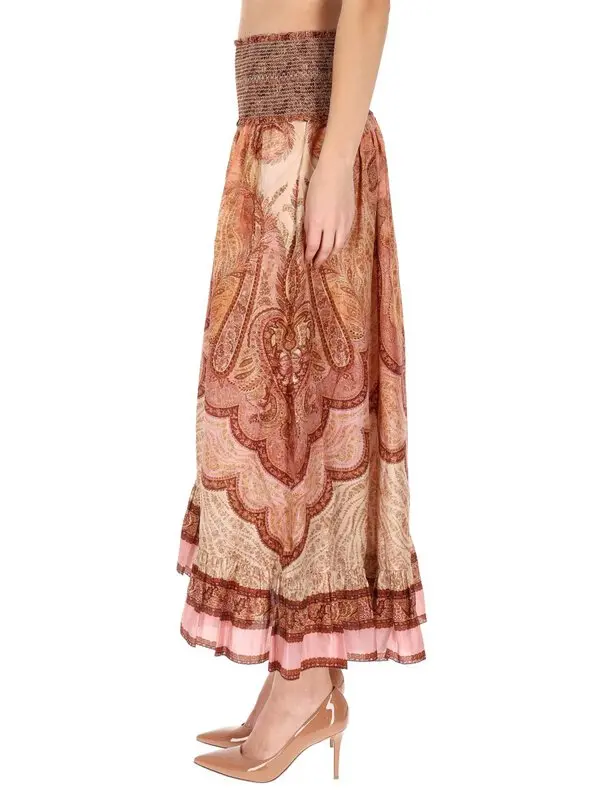 Zimmermann Wanderlust' Long Skirt - Multicolour