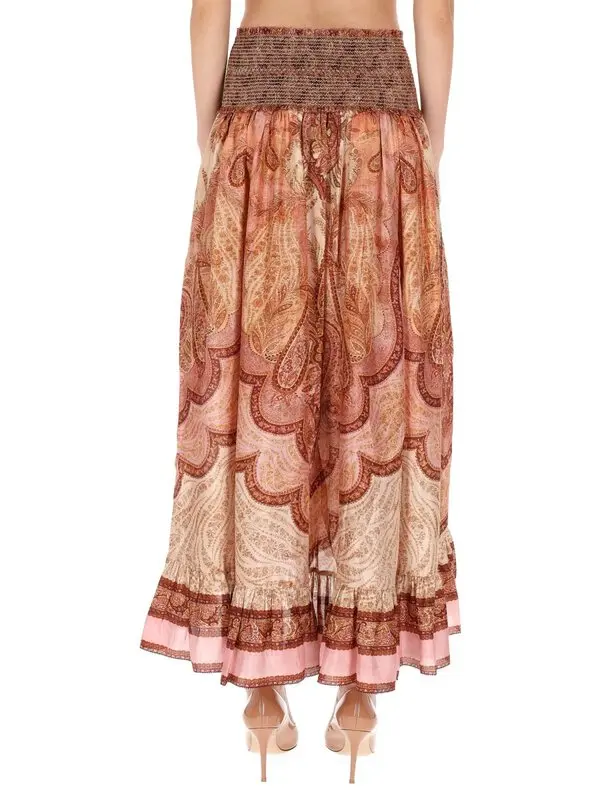 Zimmermann Wanderlust' Long Skirt - Multicolour