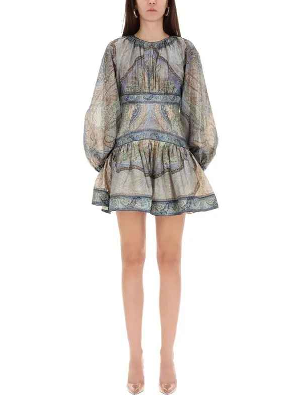 Zimmermann Wonderlust Mini Dress - Multicolour